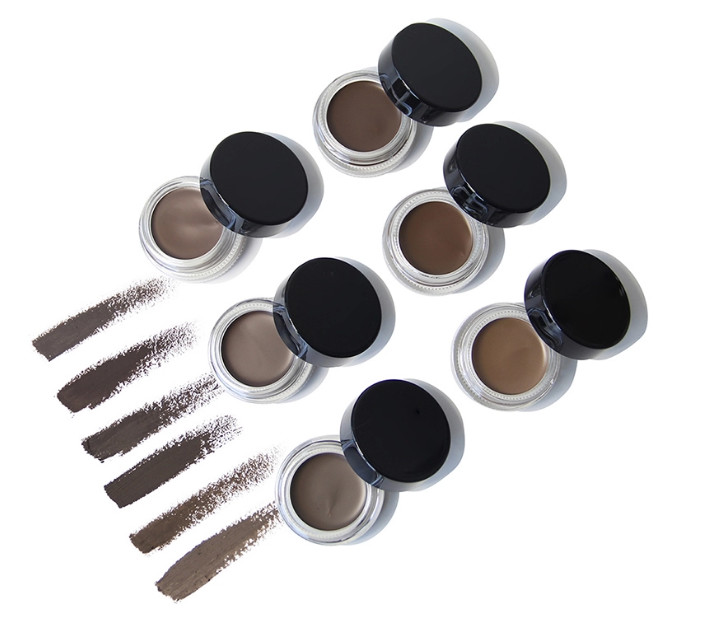 Eyebrow Pomade Waterproof Eyebrow Gel 7 Colors Eyebrow Cake Powder Long ...
